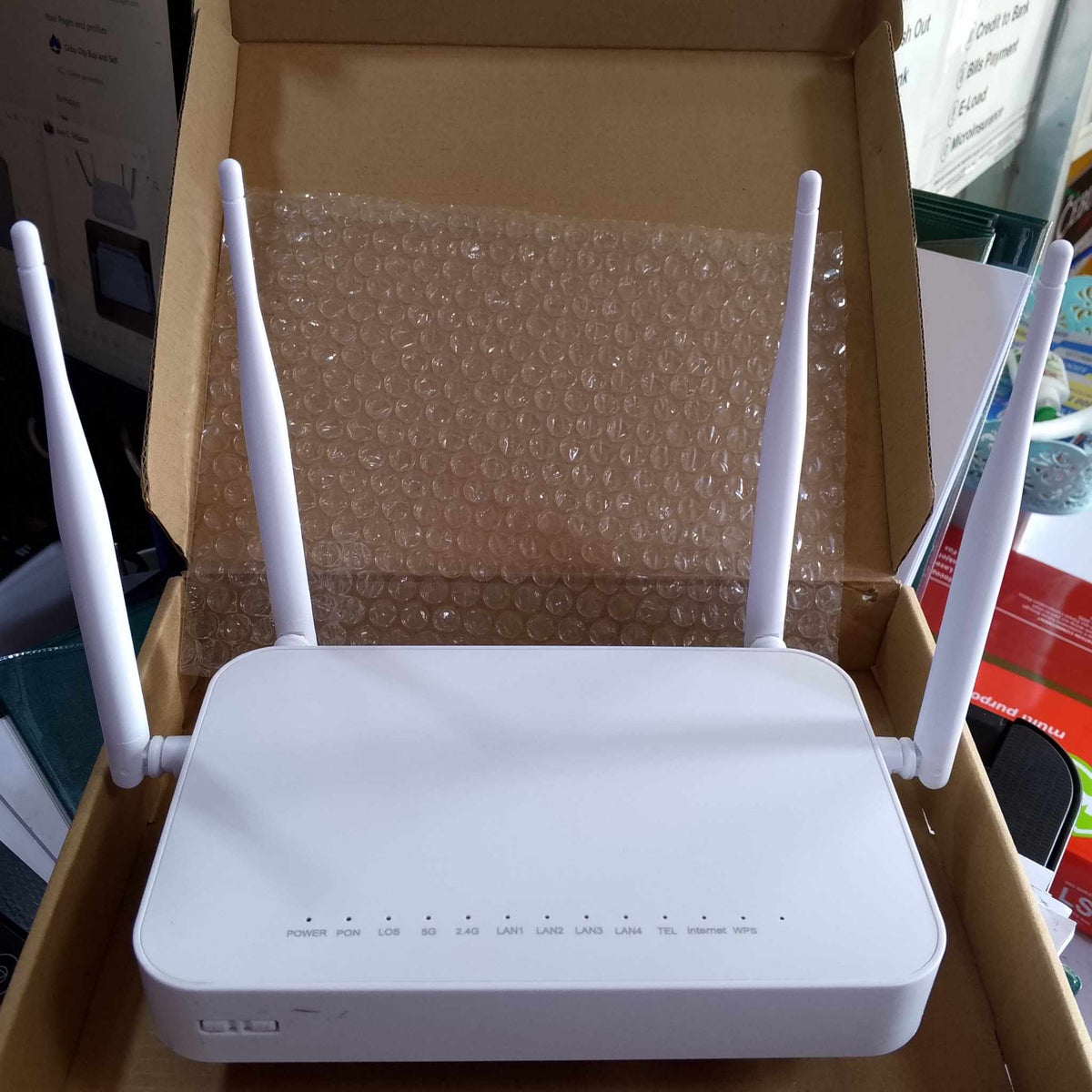 XPON ONU ROUTER (5V5) – BUY SHIP AND PAY CASH ON DELIVERY