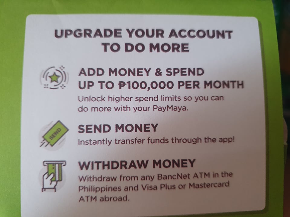 PAYMAYA ATM CARD – BUY SHIP AND PAY CASH ON DELIVERY